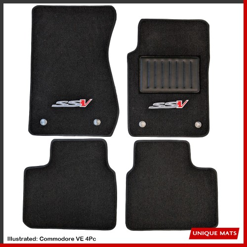 Holden Commodore VE 2006 - 2013 Custom Fit Mats 4Pc with SSV Embroidery ...